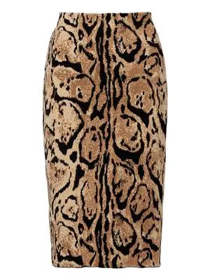 Stella McCartney Jacquard Pencil Skirt - Multicoloured