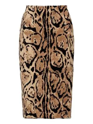 Stella McCartney Jacquard Pencil Skirt - Multicoloured