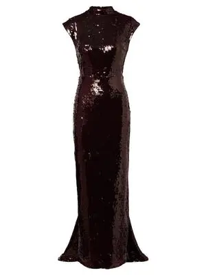 ROTATE BY BIRGER CHRISTENSEN Kamaja Sequined Gown