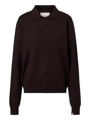 EXTREME CASHMERE X N°223 Be For Cashmere-blend Polo Sweater - Brown