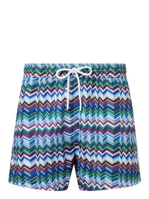 Missoni Zigzag Swim Trunks - Multicoloured
