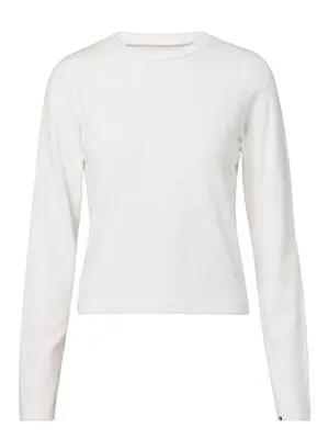 Extreme Cashmere N°451 Lisa Cotton And Cashmere Top - White