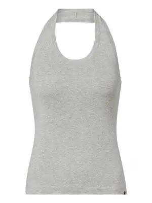 EXTREME CASHMERE X Cotton And Cashmere Jersey Top - Grey