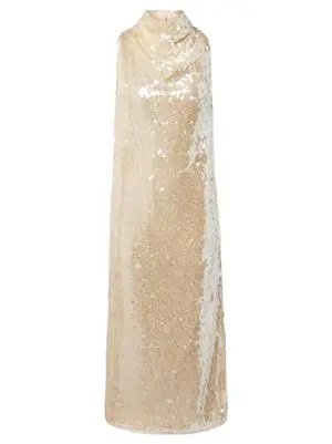 Altuzarra Noor Sequined Midi Dress - Yellow