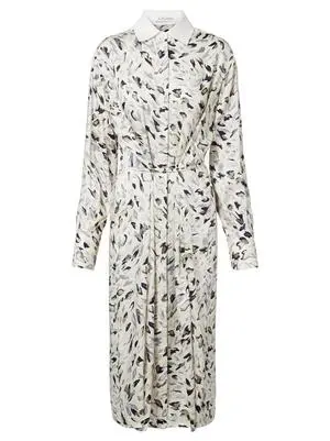 Altuzarra Floyd Printed Cotton-blend Shirt Dress - White