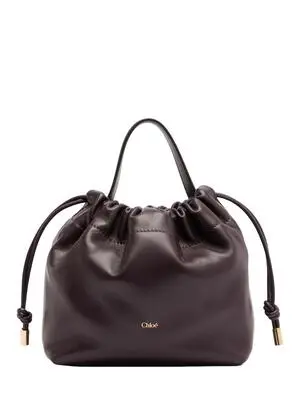 Chloé Mini Leather Shoulder Bag - Purple