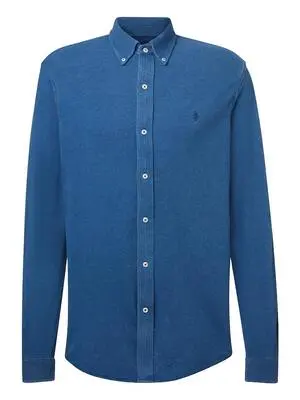 Polo Ralph Lauren Cotton Mesh Shirt - Blue