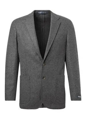 Polo Ralph Lauren Wool-blend Flannel Blazer - Grey