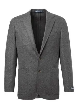 Polo Ralph Lauren Wool-blend Flannel Blazer - Grey