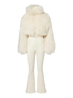 Cordova Nozawa Shearling Ski Suit - White