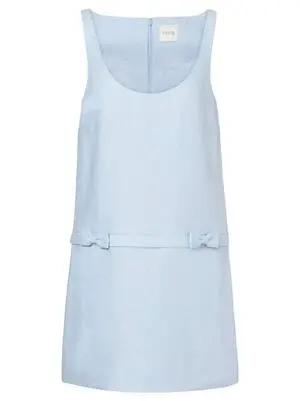 Posse Harper Linen Mini Dress - Blue