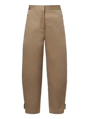 Proenza Schouler Cotton Barrel-leg Pants - Beige