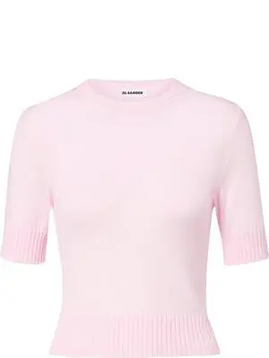 JIL SANDER Virgin Wool Sweater - Pink