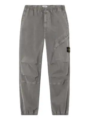Stone Island Stone Island Stretch Organic Broken Twill Cotton Old Effect Pant Cement