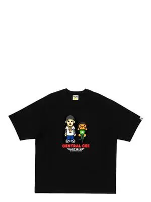 A BATHING APE X Spotify X Central Cee Bax Milo Relaxed Fit Tee Shirt - Black