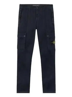 Stone Island Stone Island Stretch Organic Broken Twill Pant Navy Blue
