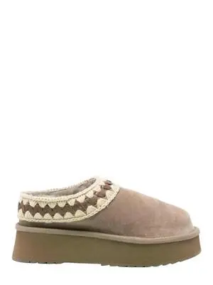 Mou 50mm Platform Slippers - Neutrals