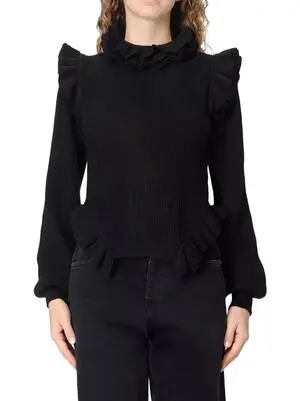 TWINSET Ruffled-trim Sweater - Black