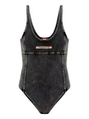 DIESEL Logo Bodysuit - Grey
