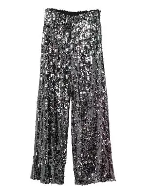 Max Mara Sequin-embellished Trousers - Black