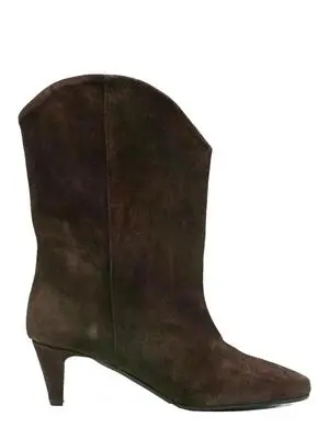 GISEL MOIRE 60mm Enea Boots - Brown