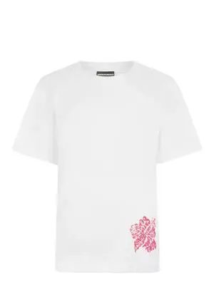 Dsquared2 Hibiscus Graphic T-shirt - White