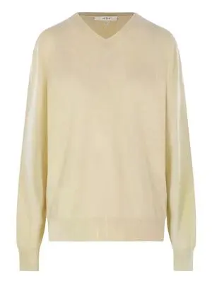 THE ROW V-neck Sweater - Yellow