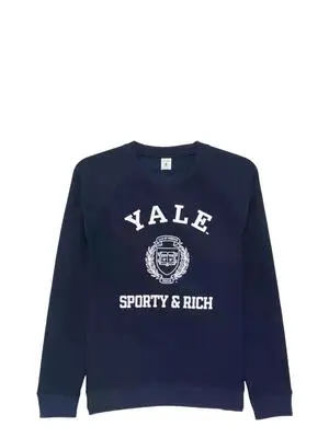 SPORTY & RICH Graphic-print Sweatshirt - Blue