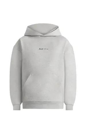 Manière De Voir Relaxed-fit Logo-embroidered Hoodie - Grey