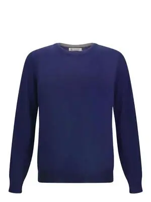 Brunello Cucinelli Crew Neck Sweater - Blue