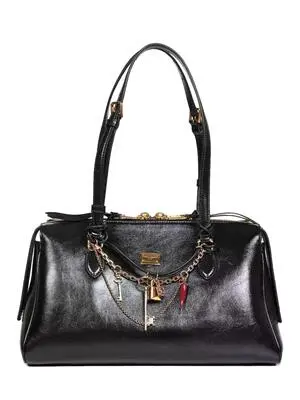 DOLCE & GABBANA Vittoria Leather Tote Bag