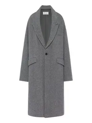 MAISON MARGIELA Single-breasted Coat - Grey