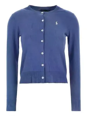 Polo Ralph Lauren Button-fastening Long-sleeve Cardigan - Blue