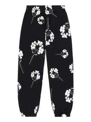 DENIM TEARS Printed Track Pants - Black