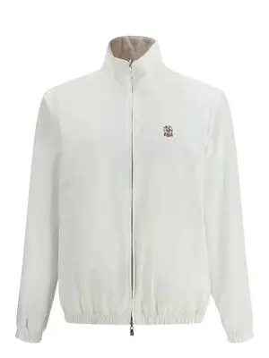 Brunello Cucinelli Zip-up Lightweight Jacket - White