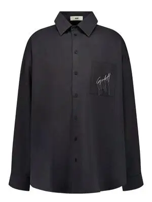 GMBH Pocket Button-up Shirt - Black