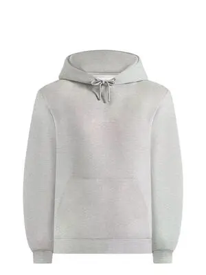 Manière De Voir Logo-embroidered Regular-fit Hoodie - Grey