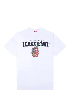 ICECREAM Luger Graphic-print Short-sleeve T-shirt - White