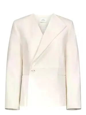 Loulou De Saison Paoli Asymmetric Leather Jacket - Neutrals