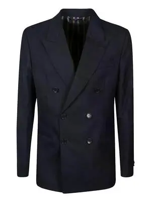 Etro Double-breasted Blazer - Blue