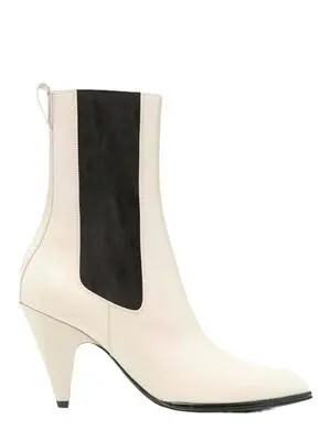 SERGIO ROSSI 90mm Point-toe Boots - Neutrals