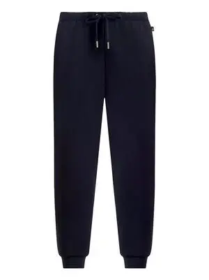 Manière De Voir Dion Tapered-fit Elasticated-cuffs Track Pants - Blue