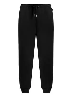 Manière De Voir Dion Tapered-fit Elasticated-cuffs Track Pants - Black