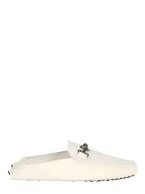 TOD'S Round-toe Mules - White