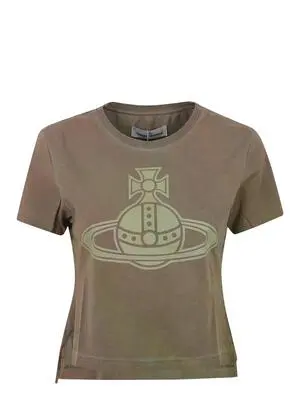 VIVIENNE WESTWOOD Orb T-shirt - Brown