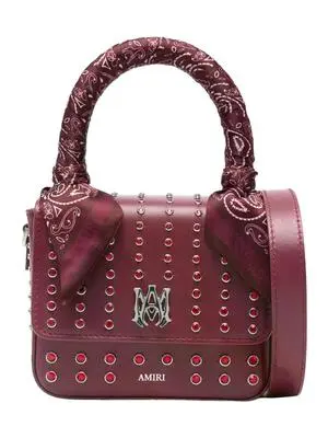 Amiri Micro Studded Tote Bag - Red