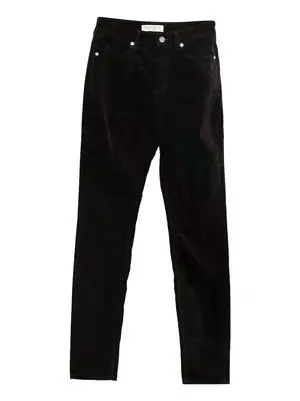 Marc O'polo Velour Trousers - Brown