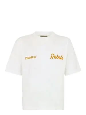 Dsquared2 Rebels Lettering T-shirt - White