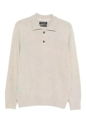 Marc O'polo Long-sleeve Polo Shirt - Neutrals
