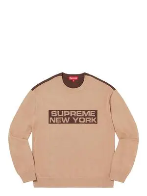 Supreme Two-tone Sweater - Brown